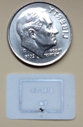 19mm x 12.5mm Small Item (Alien Higgs 3 Chip) RFID Label