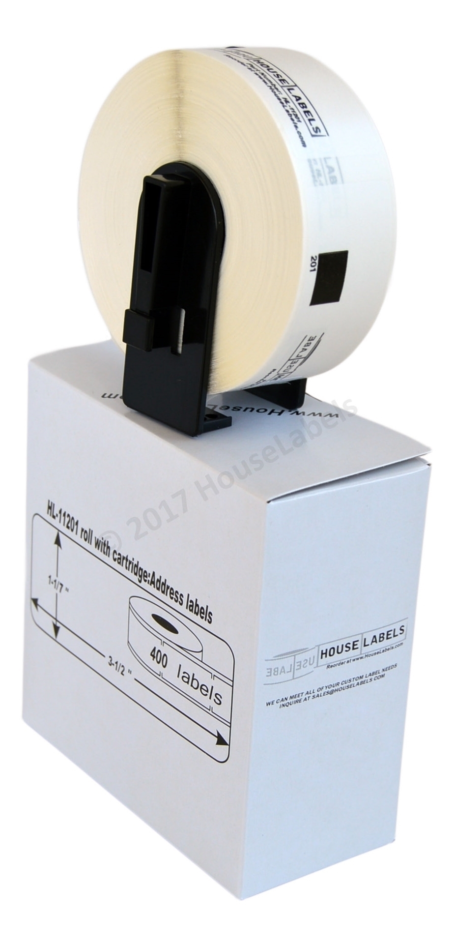 Brother DK 1201-30 Rolls with Permanent cartridge-HouseLabels.com