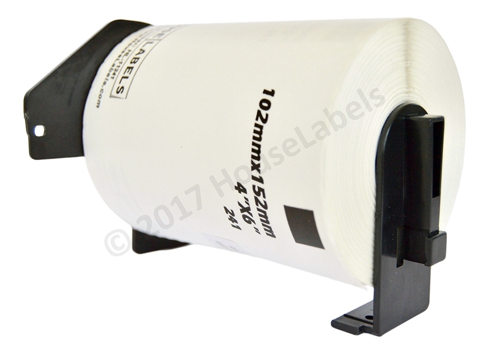 4 Roll Brother DK-1241(11241) Roll With Permanent Cartridges