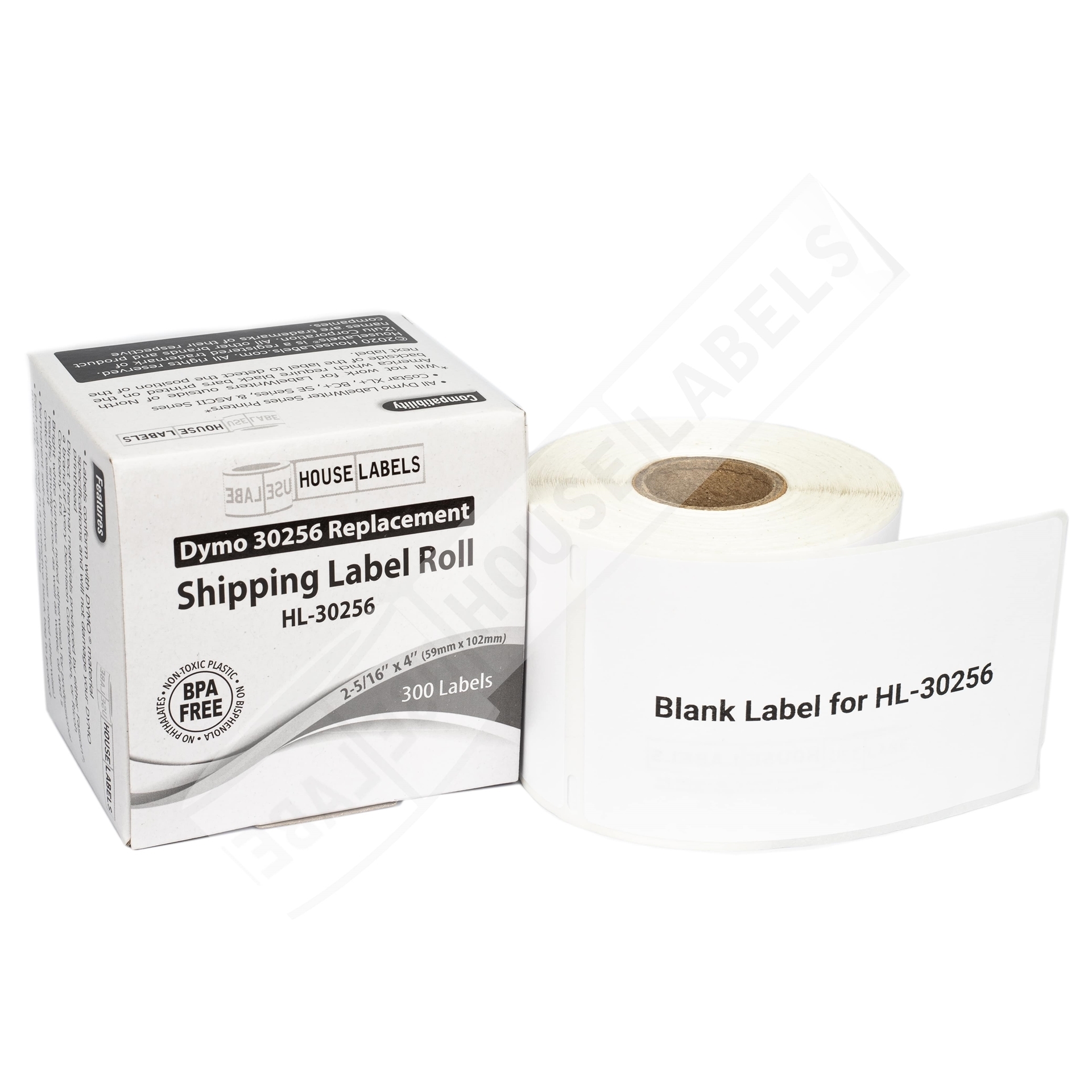 DYMO 30256 Shipping Labels | 1"Core | HouseLabels.com