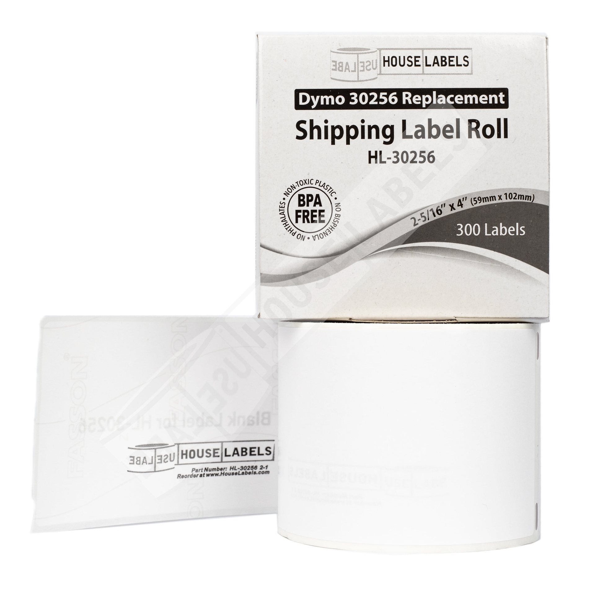 DYMO 30256 Shipping Labels | 1"Core | HouseLabels.com