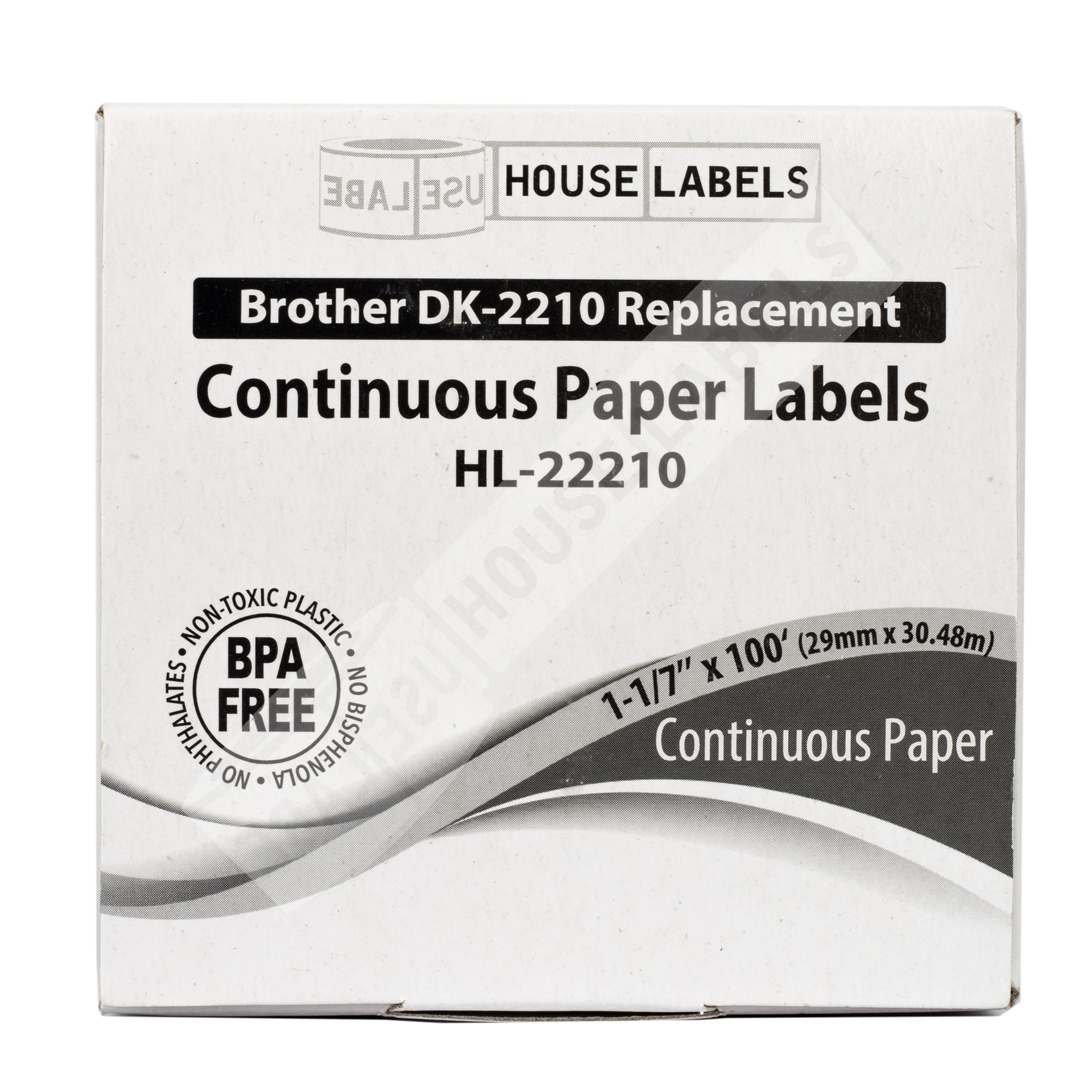 Brother DK 2210 | 100 Rolls | HouseLabels.com