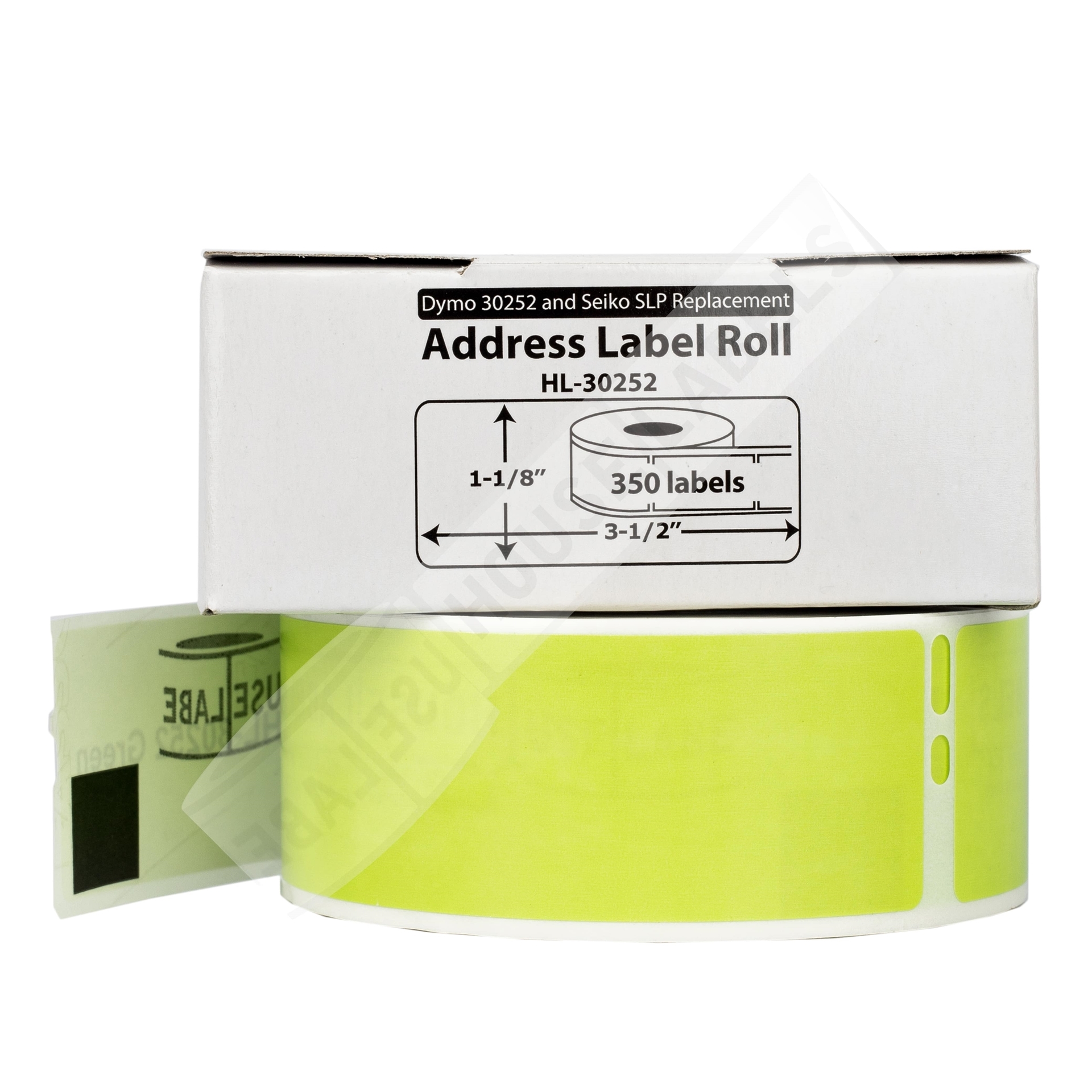 DYMO 30252 | 6 Green Rolls | HouseLabels.com