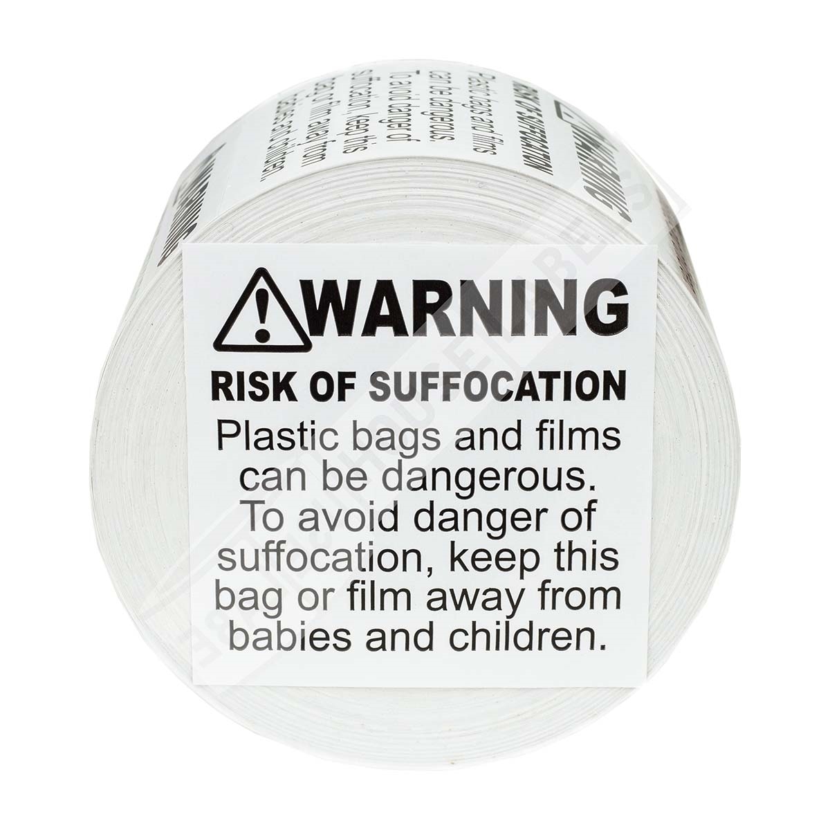 SUFFOCATION WARNING for FBA | 10 Rolls | HouseLabels.com