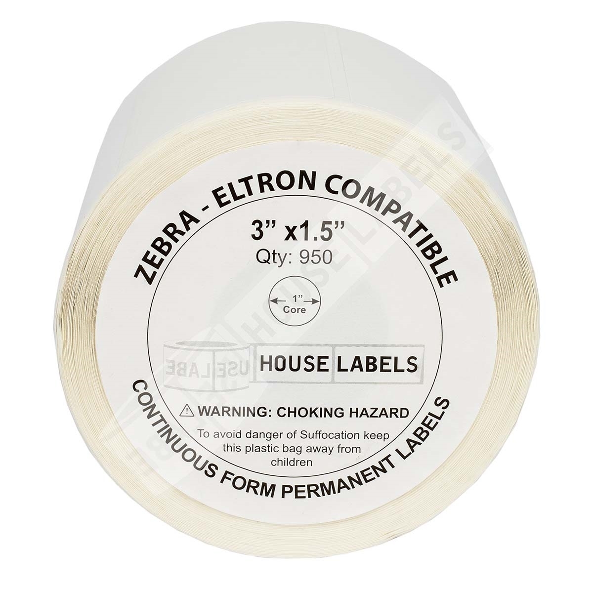 Zebra 3x1.5 | HouseLabels.com