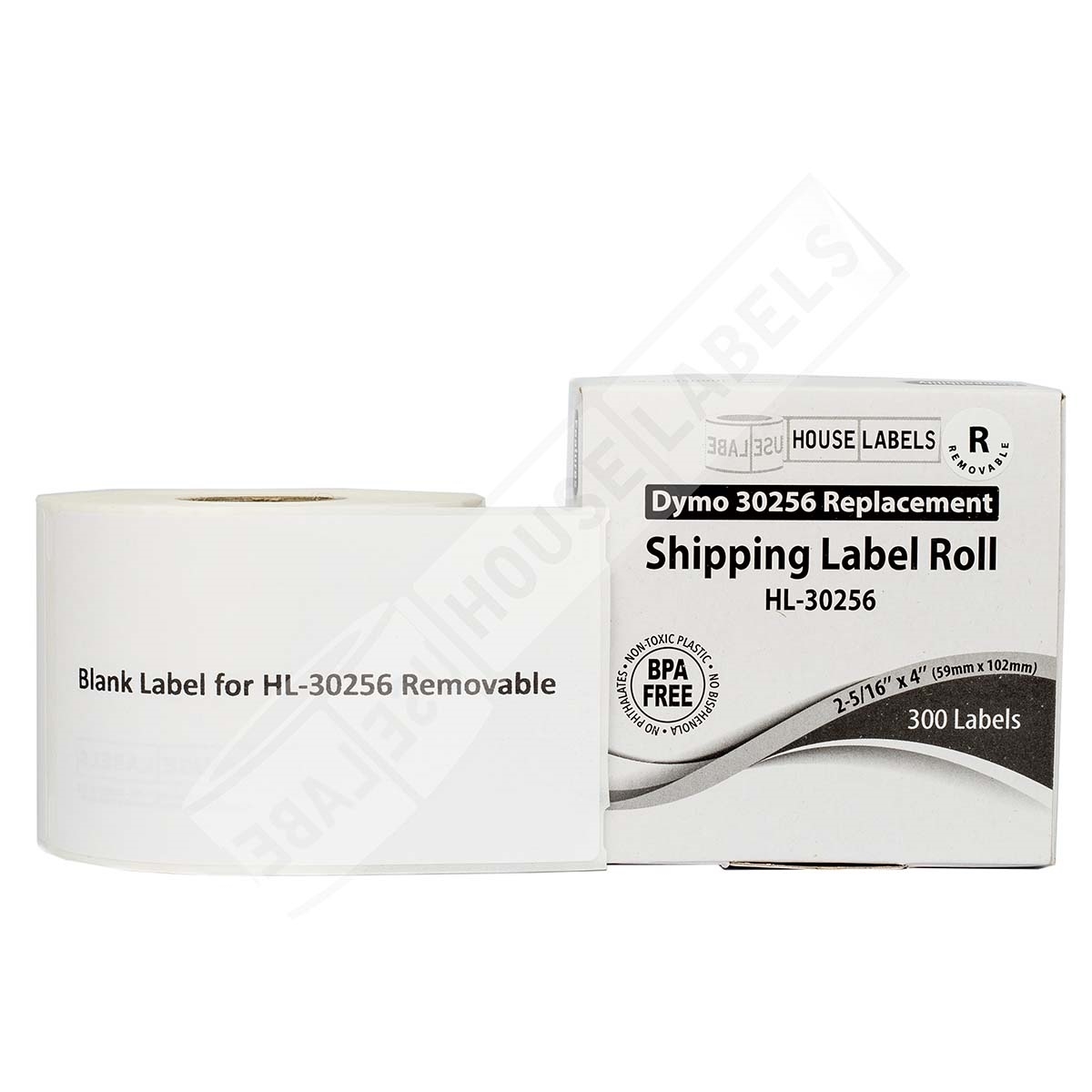 DYMO 30256 | 50 Rolls | Removable Adhesive | HouseLabels.com