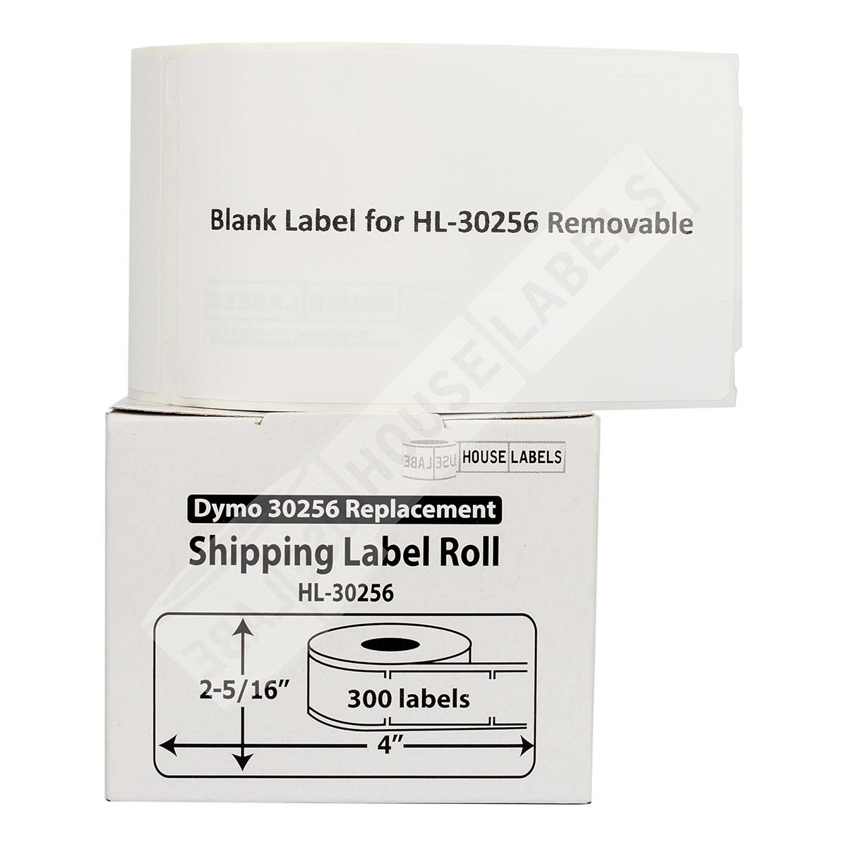 DYMO 30256 | 50 Rolls | Removable Adhesive | HouseLabels.com