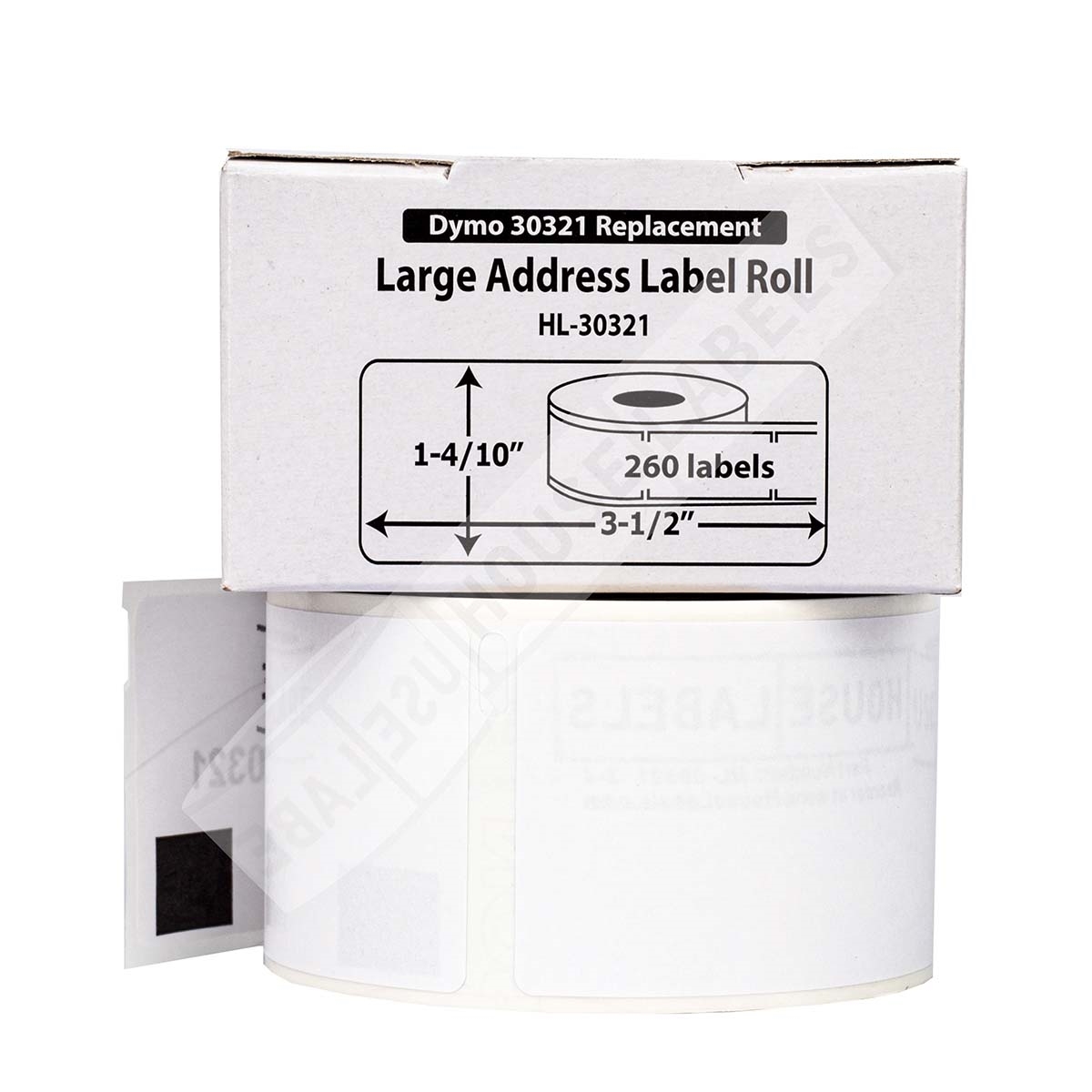 DYMO 30321 Large Address Labels | White | HouseLabels.com