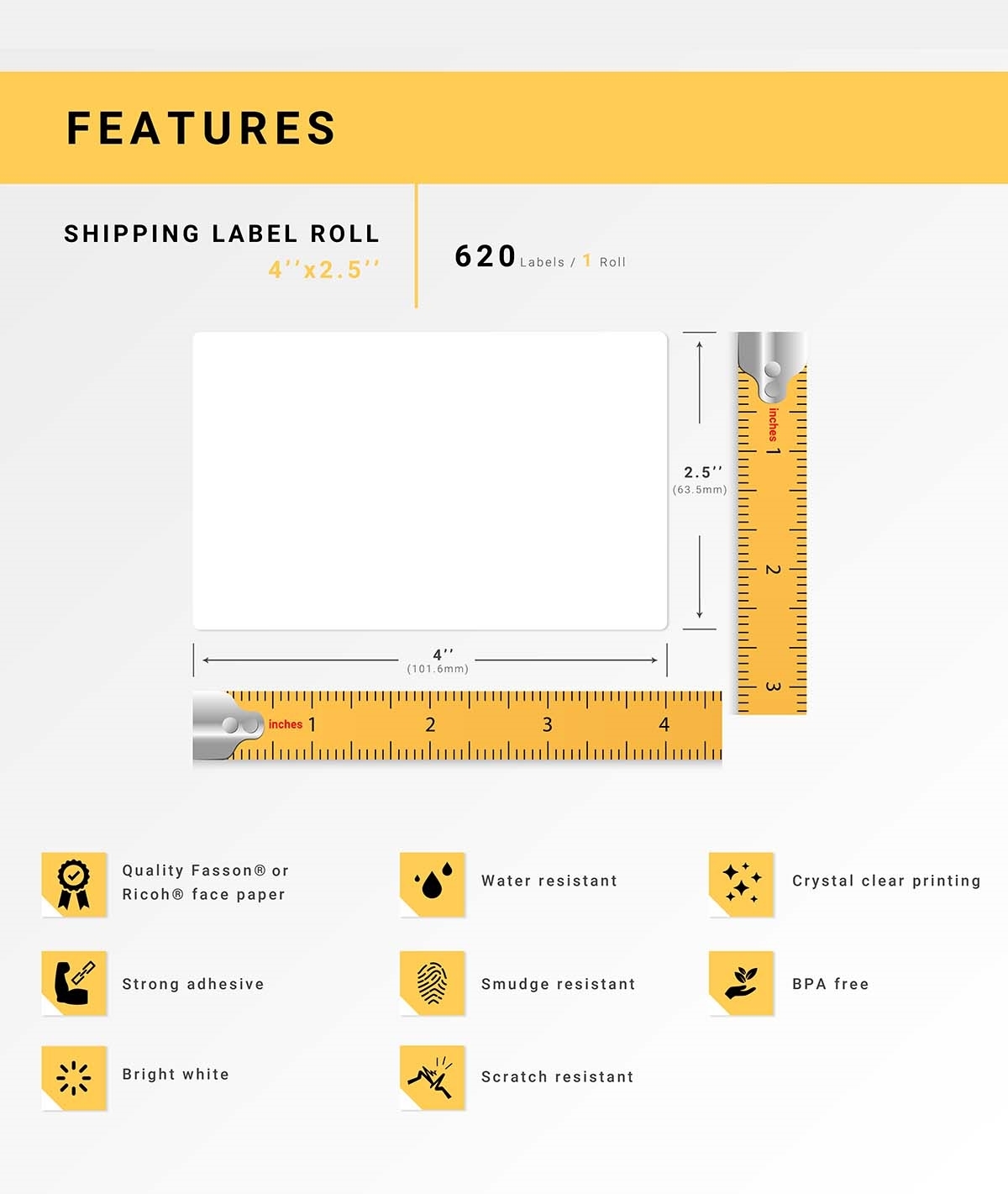 Zebra 4x2.5 | HouseLabels.com