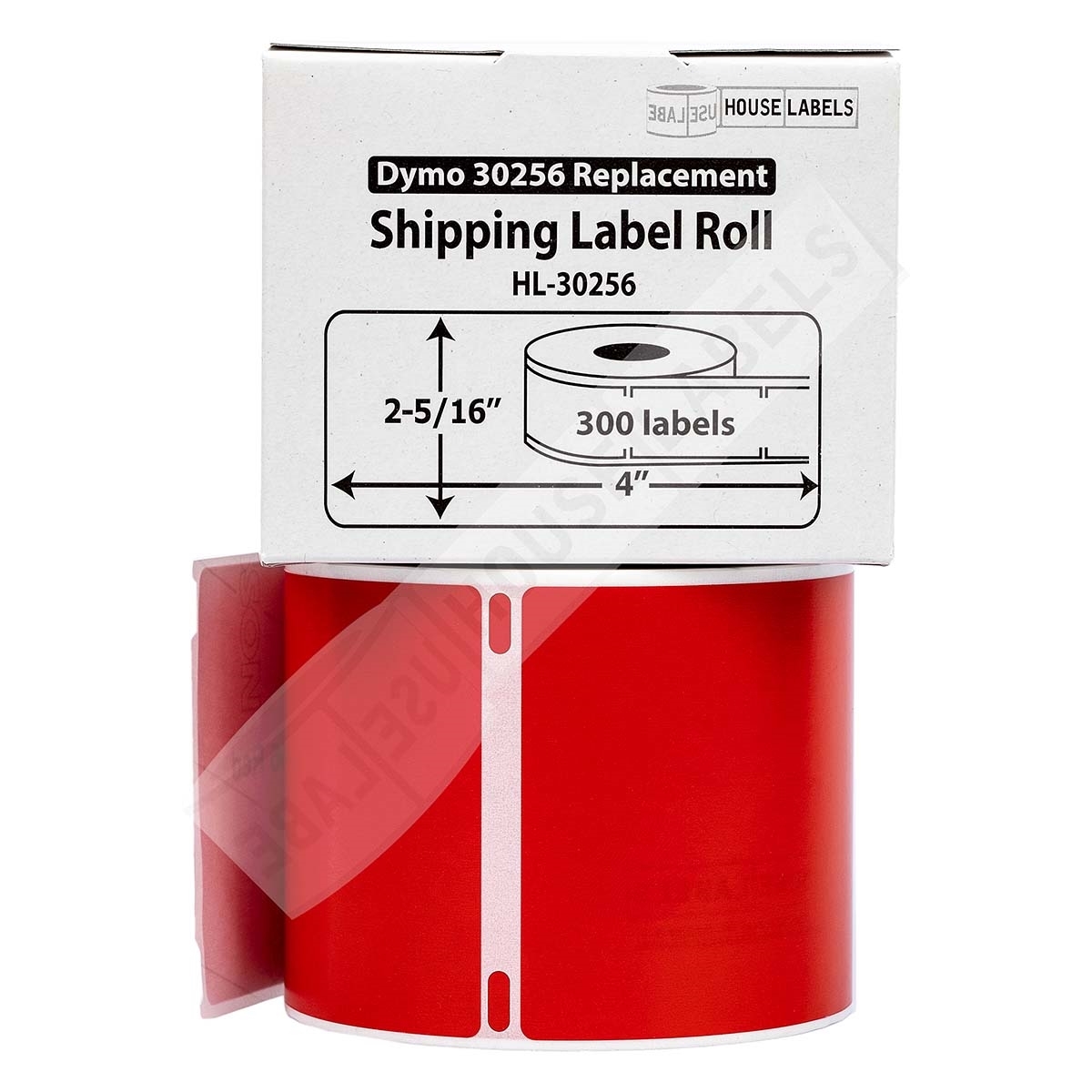 DYMO 30256 | Red | Removable Adhesive | HouseLabels.com