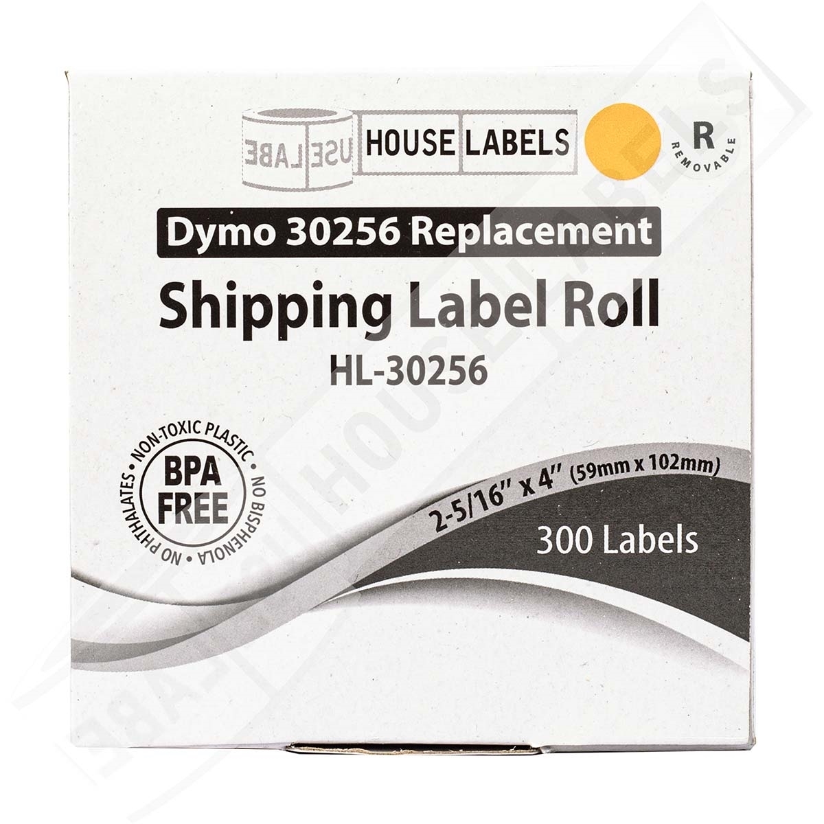 DYMO 30256 | Orange | Removable Adhesive | HouseLabels.com