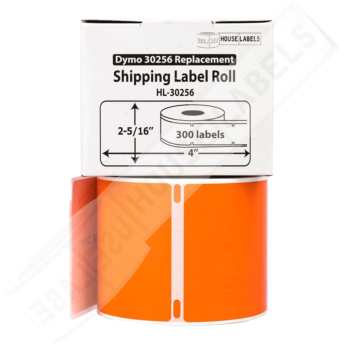 DYMO 30256 | Orange | Removable Adhesive | HouseLabels.com