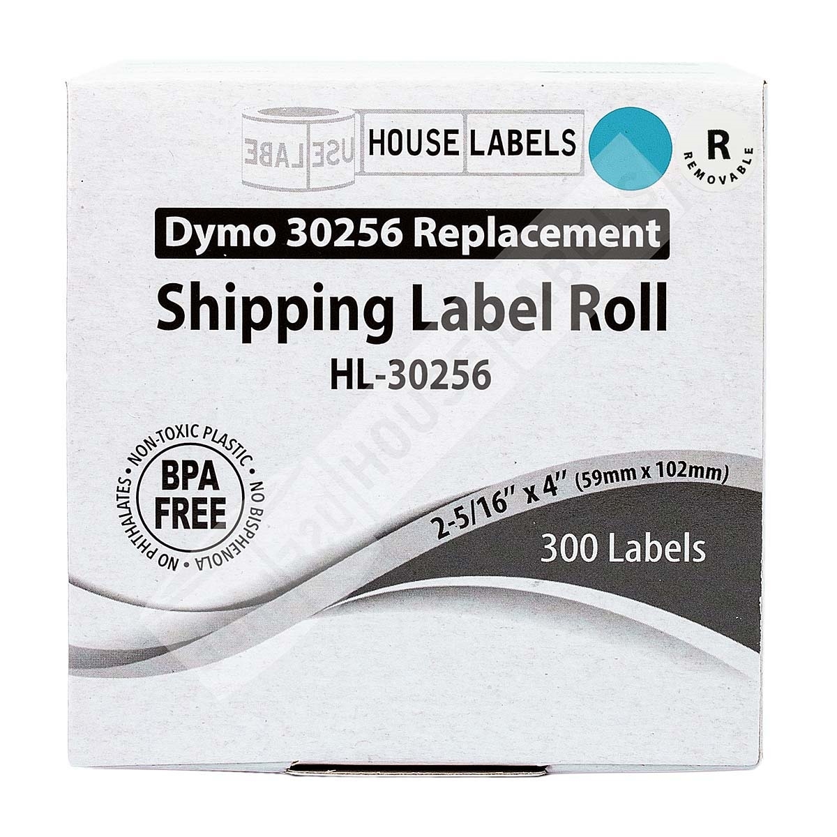 DYMO 30256 | Blue | Removable Adhesive | HouseLabels.com