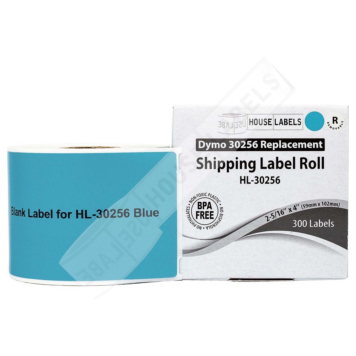 DYMO 30256 | Blue | Removable Adhesive | HouseLabels.com