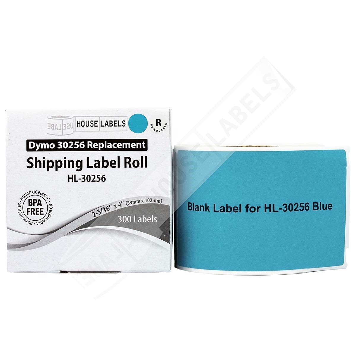 DYMO 30256 | Blue | Removable Adhesive | HouseLabels.com
