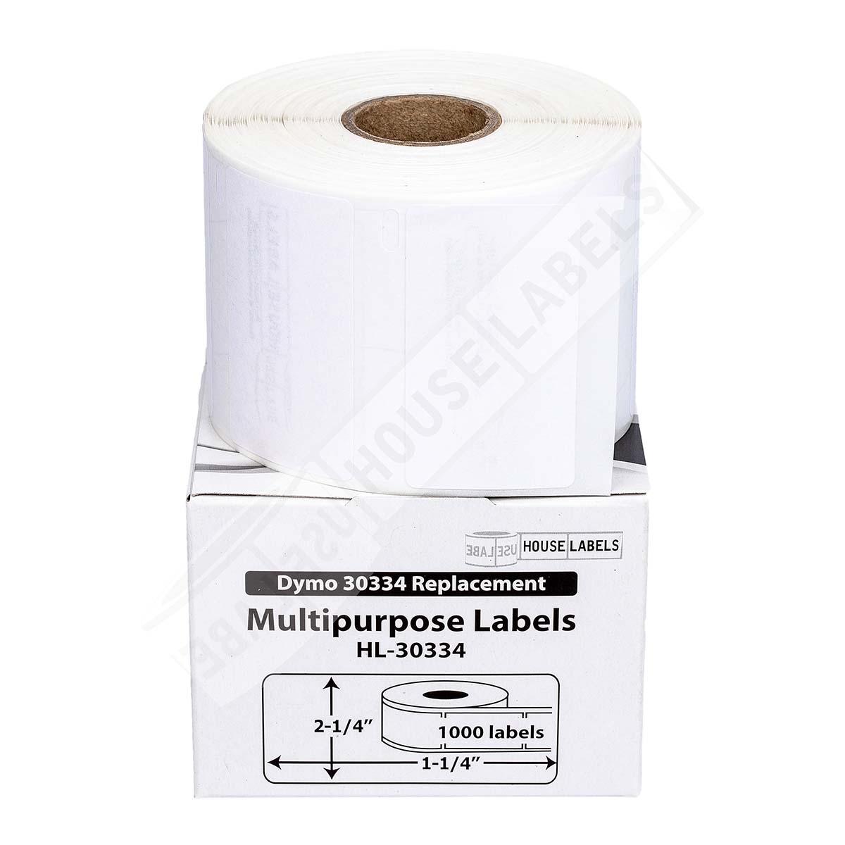 DYMO 30334 Multipurpose Labels | 1"Core | HouseLabels.com