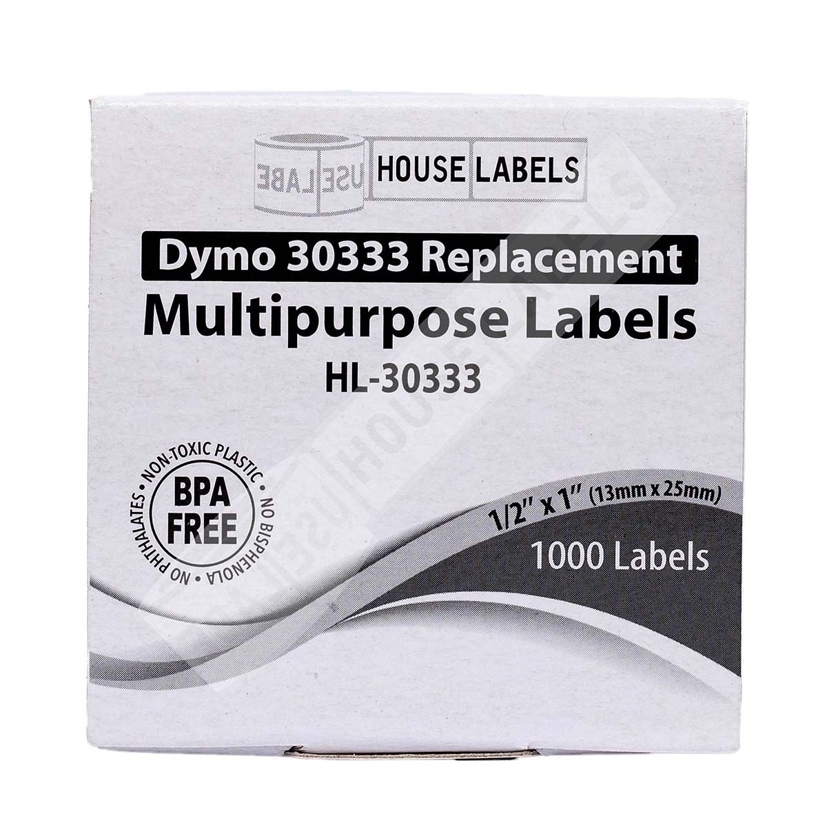 DYMO 30333 Multipurpose Labels | 2-up Labels | HouseLabels.com