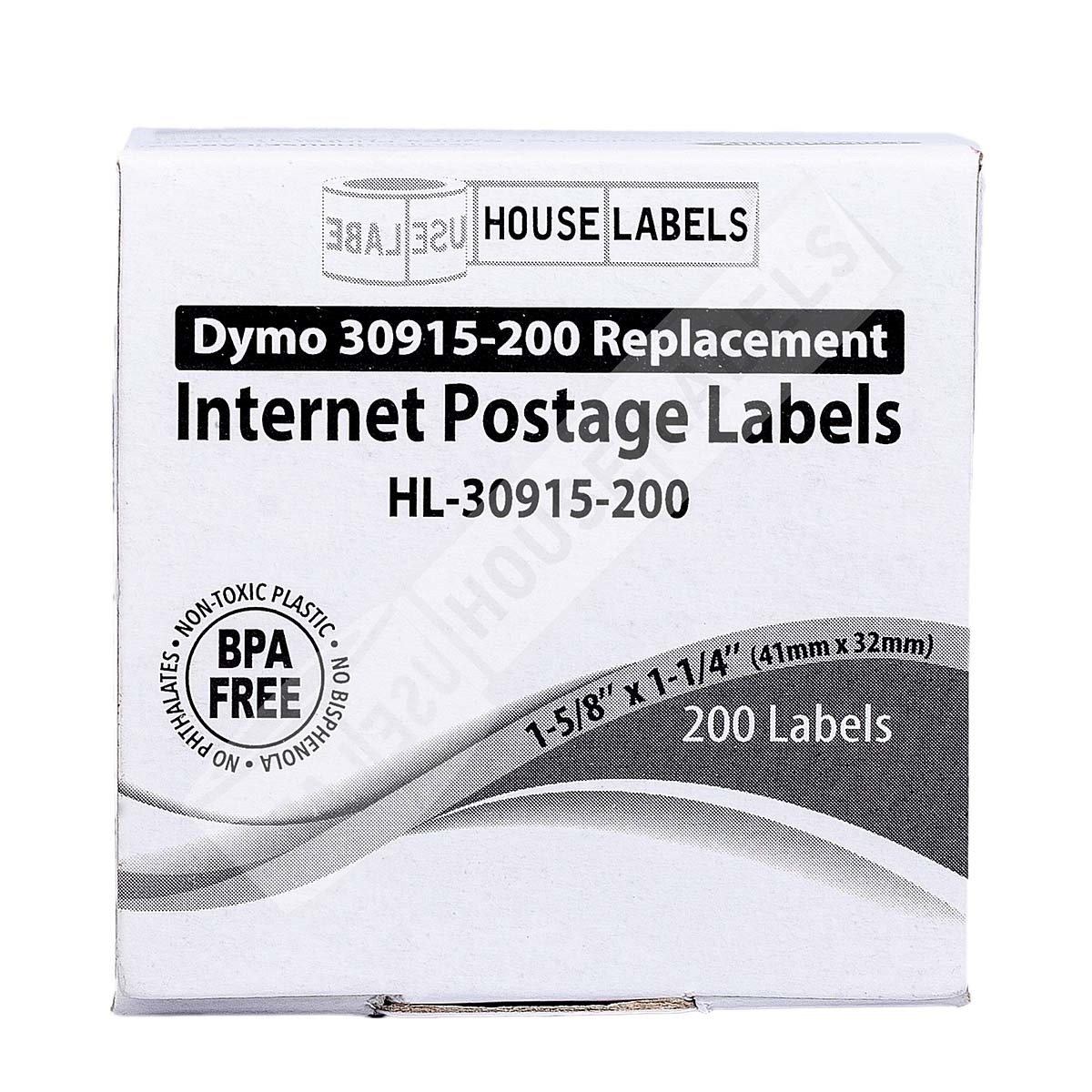 6 Rolls, Dymo 30915 Internet Postage Stamps -1-5/8" x 1-1/4"