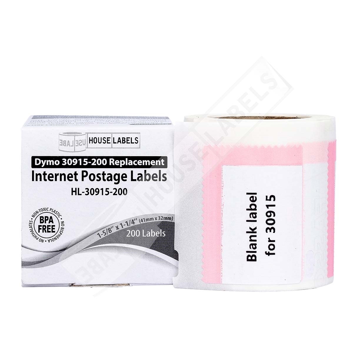 6 Rolls, Dymo 30915 Internet Postage Stamps -1-5/8" x 1-1/4"