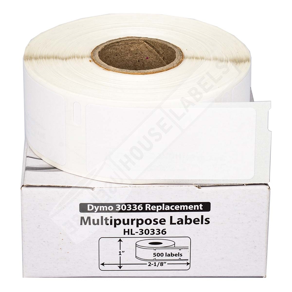 DYMO 30336 | 12 Rolls | Removable Adhesive | HouseLabels.com