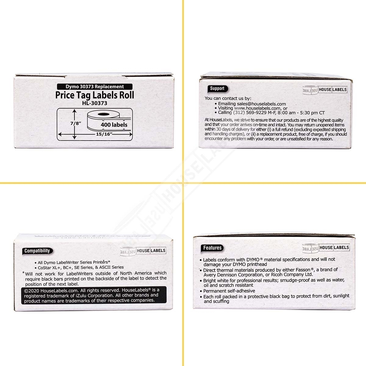 DYMO 30373 | 6 Rolls | HouseLabels.com