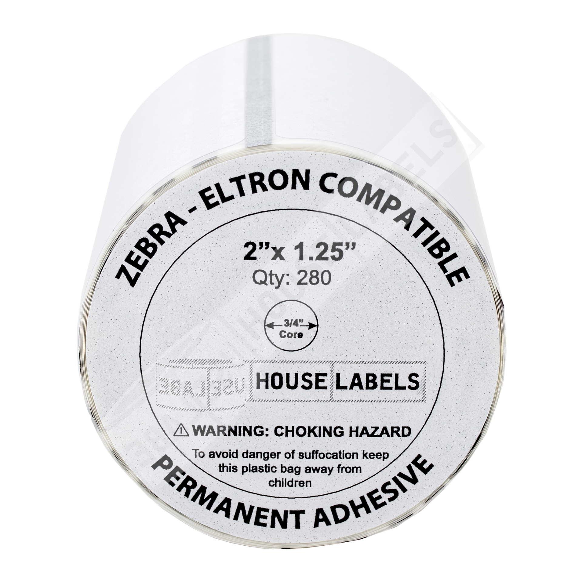 Get Zebra Direct Thermal Labels (WHITE 2x1.25) Core Online