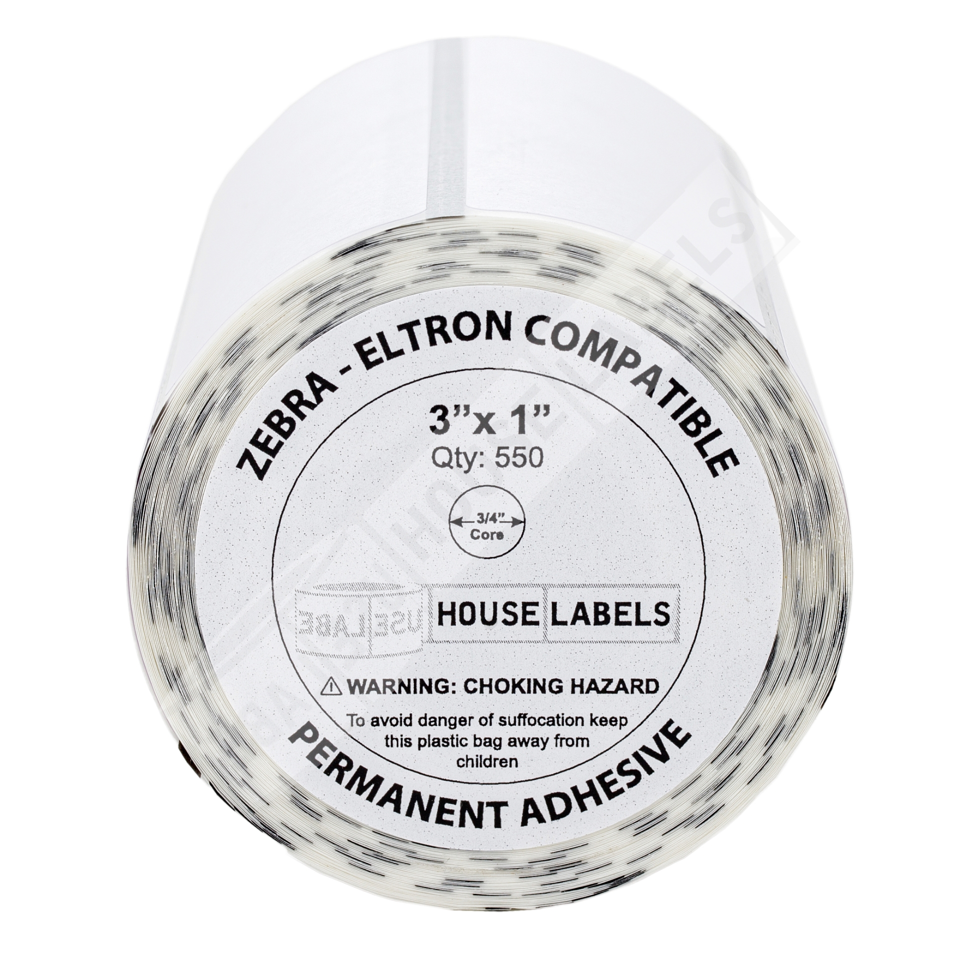 Buy Zebra Direct Thermal Labels White 3x1 Core | Houselabels