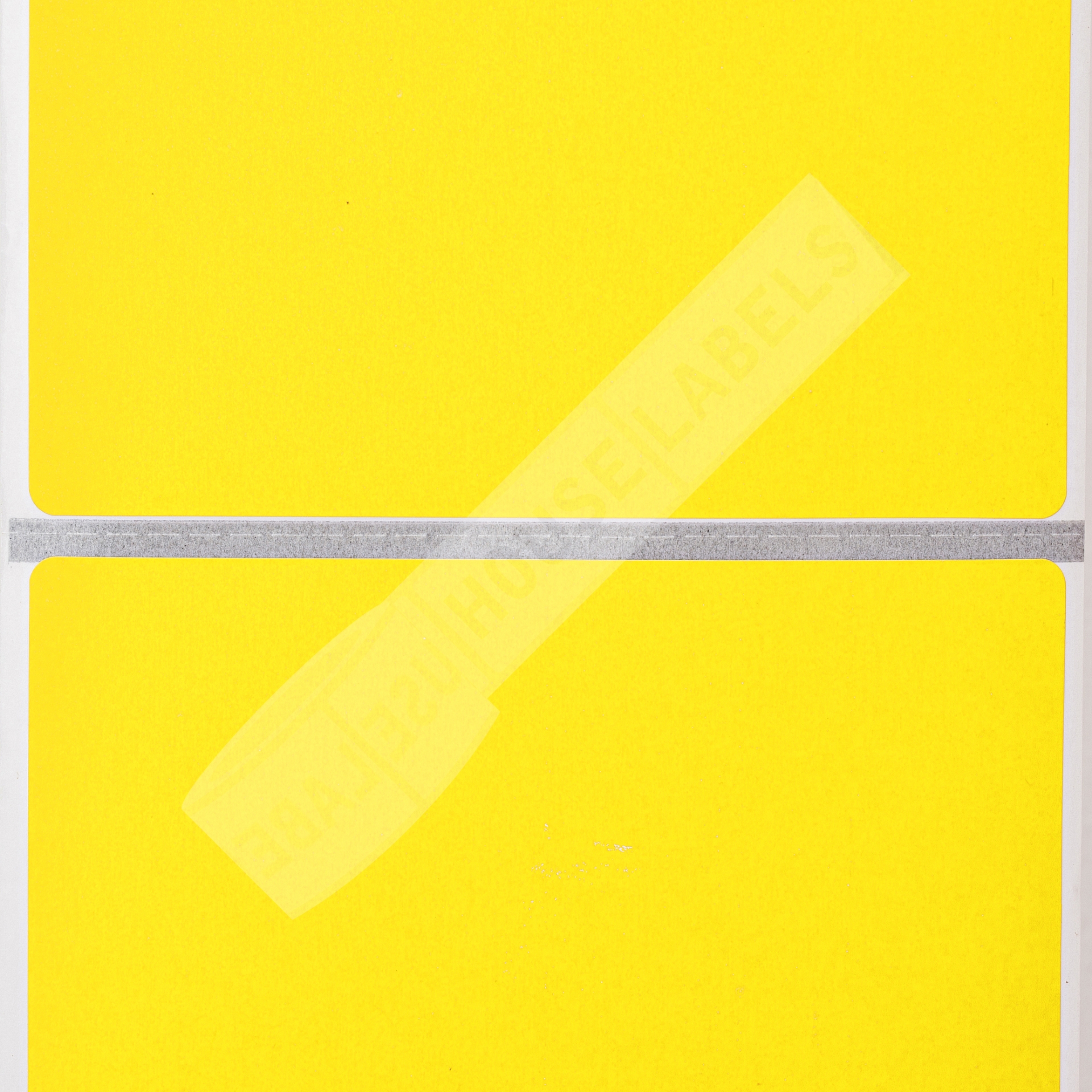 Buy Zebra Direct Thermal Labels 3x2core in Yellow Color