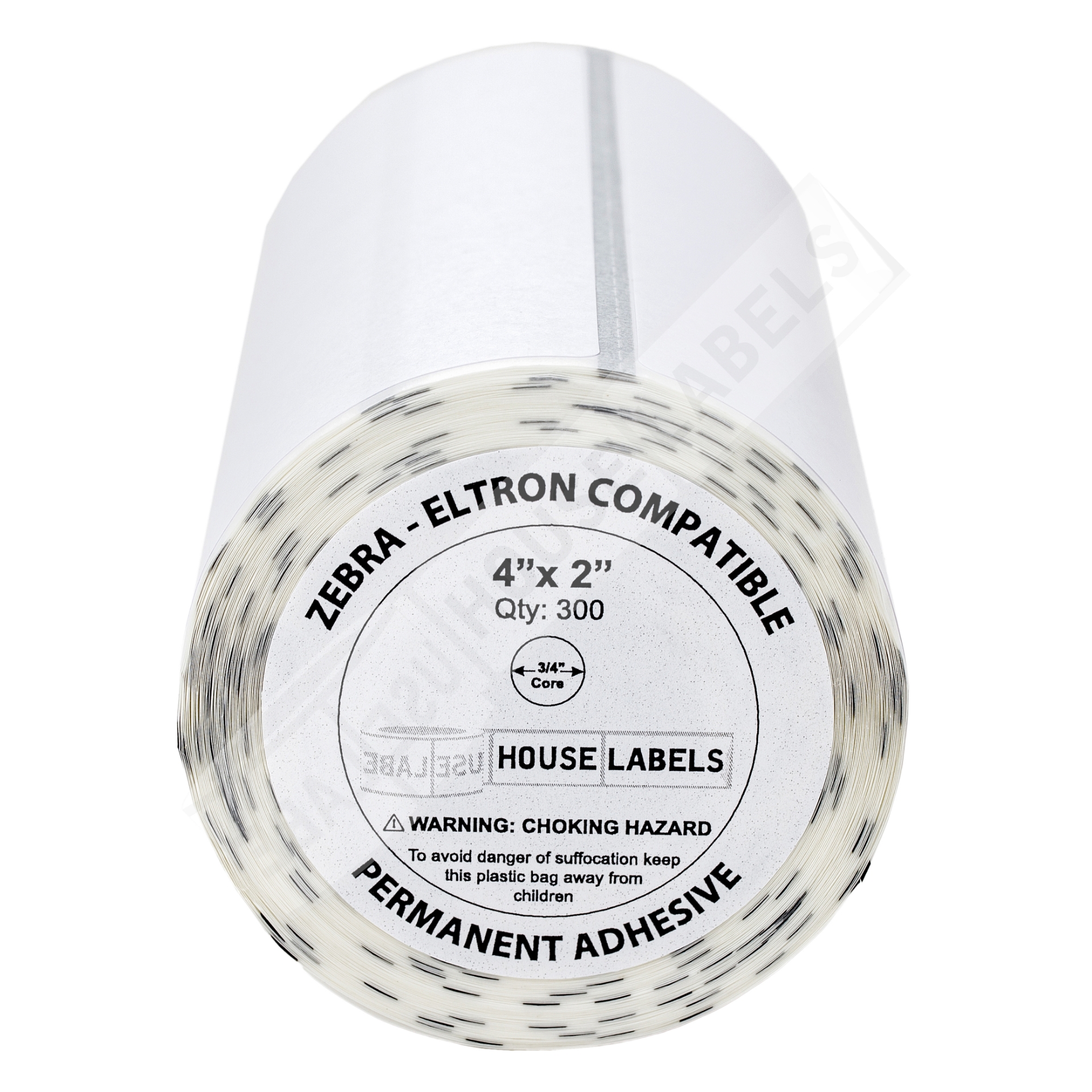 Buy Zebra Direct Thermal Labels White 4x2core - Pack of 6 Rolls