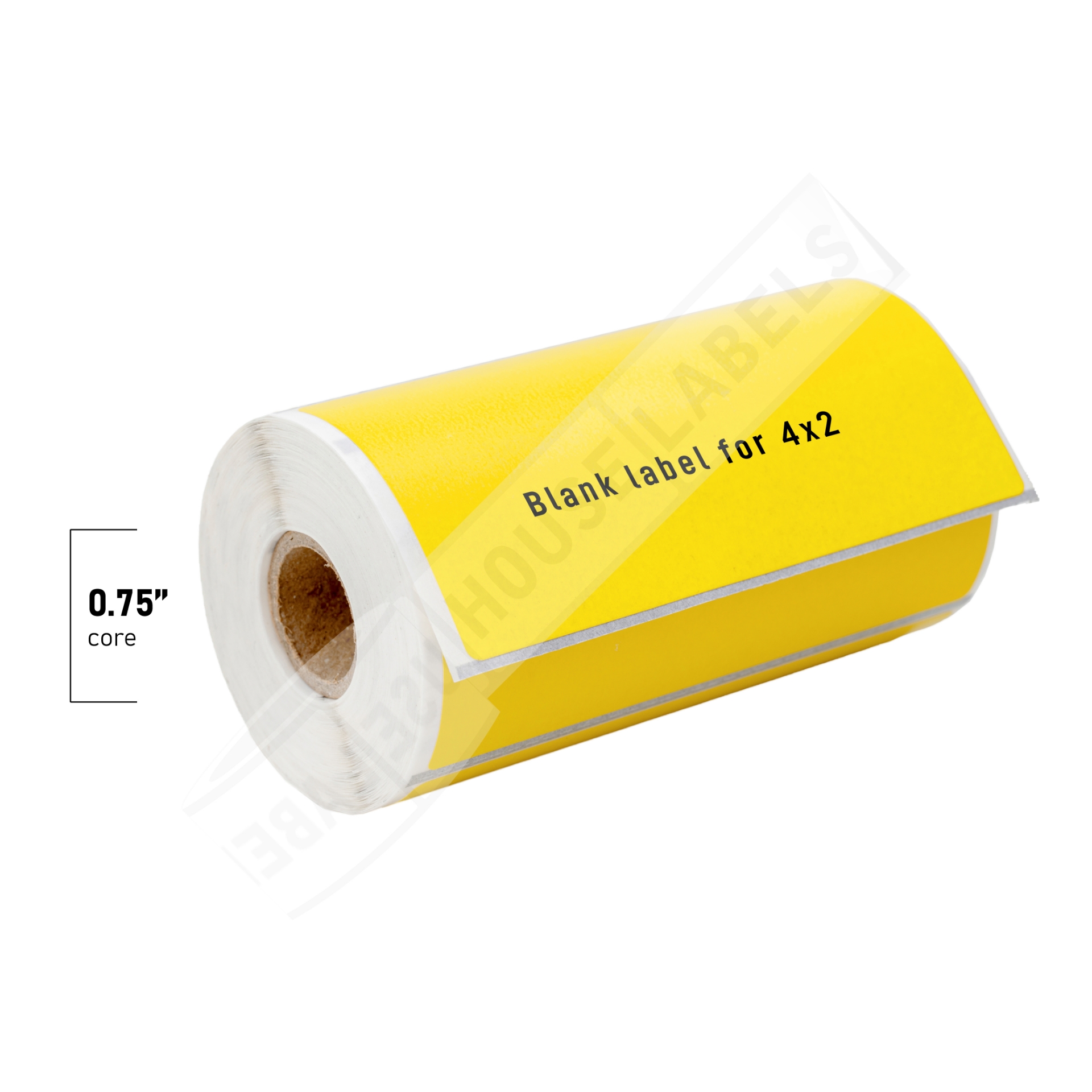 Buy Zebra Direct Thermal Labels Yellow 4x2core, Pack Of 14 Rolls