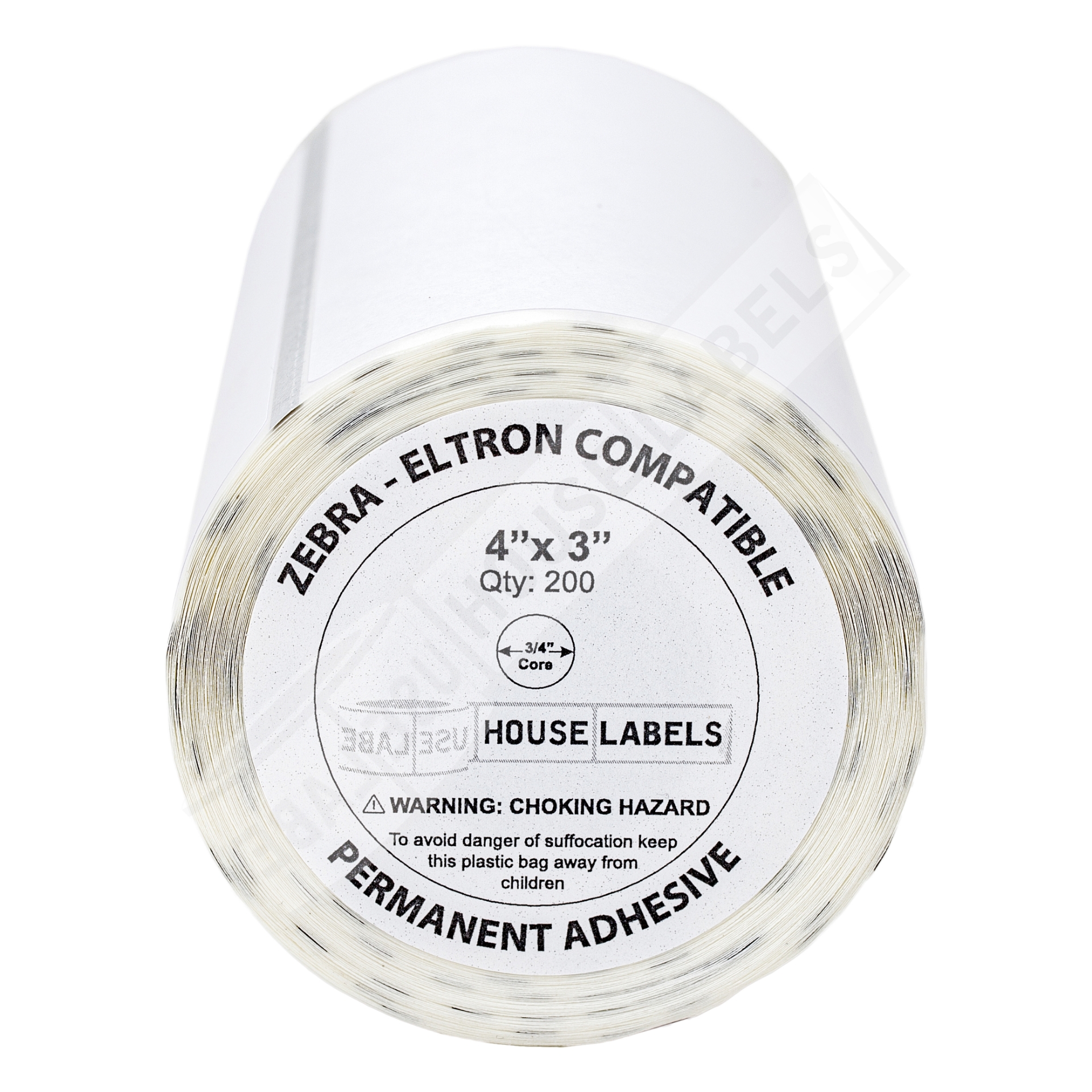 Buy Zebra Direct Thermal Labels White 4x3Core | Houselabels