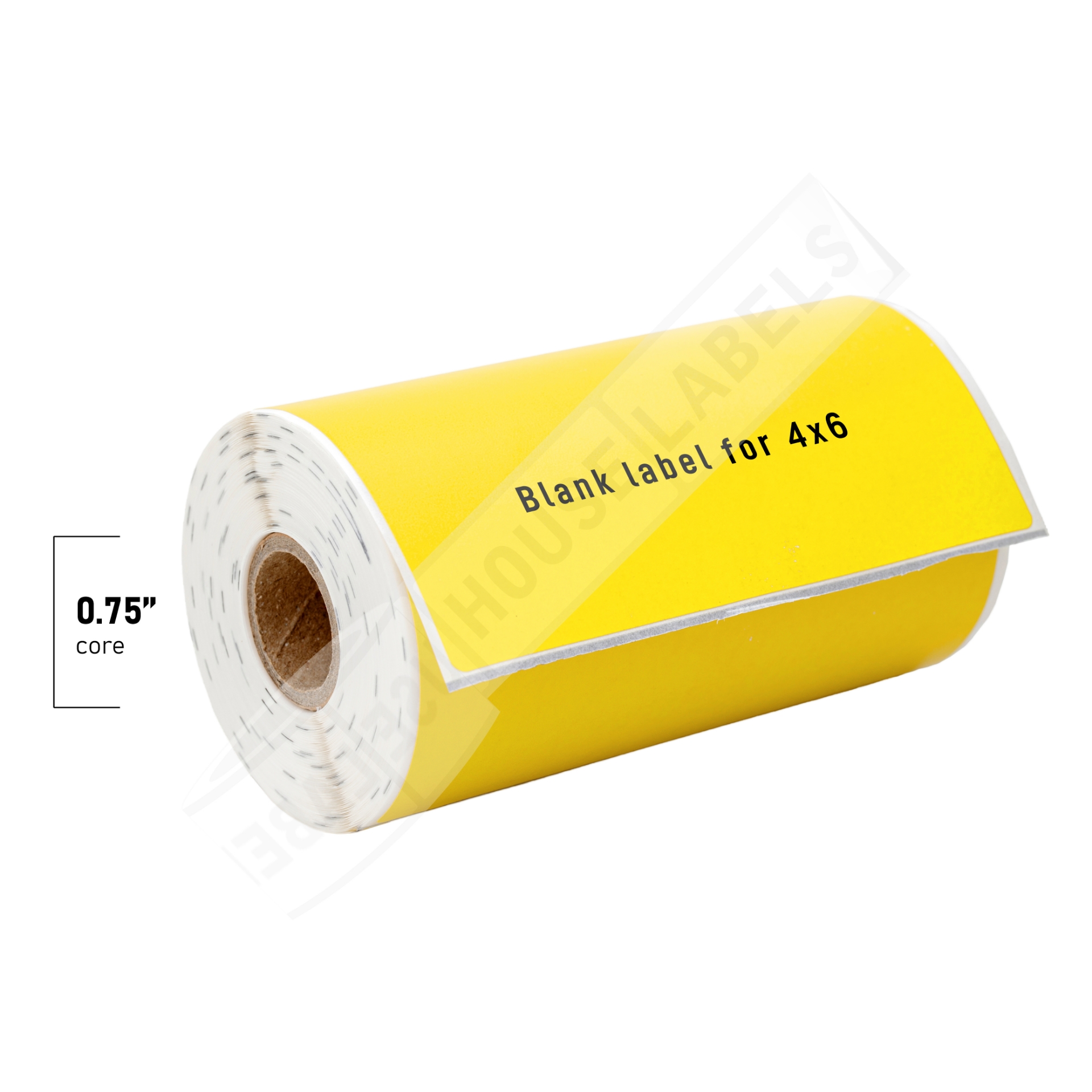 Buy Zebra Direct Thermal Labels 4x6core in Yellow Color