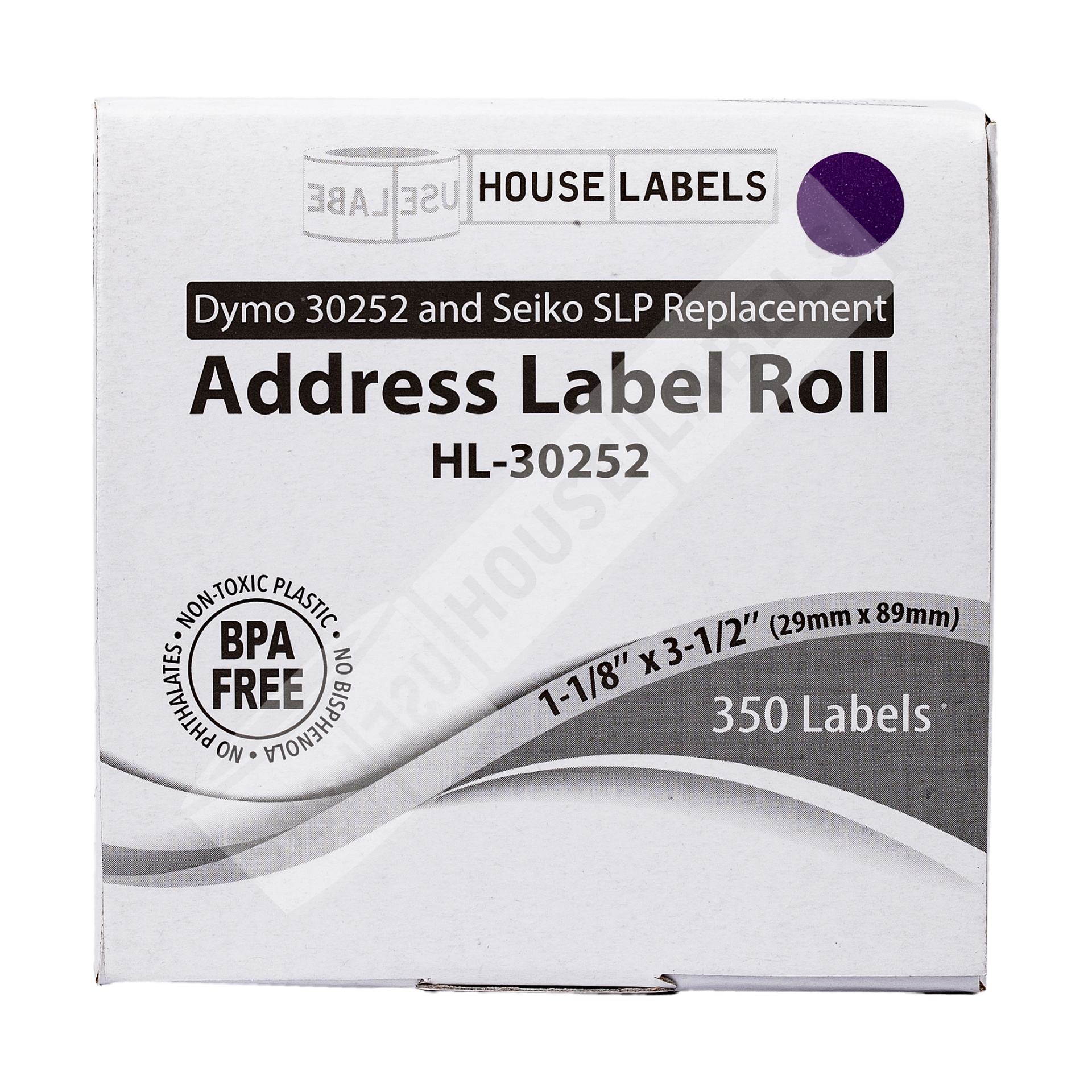 DYMO 30252 | 6 Lavender Rolls | HouseLabels.com