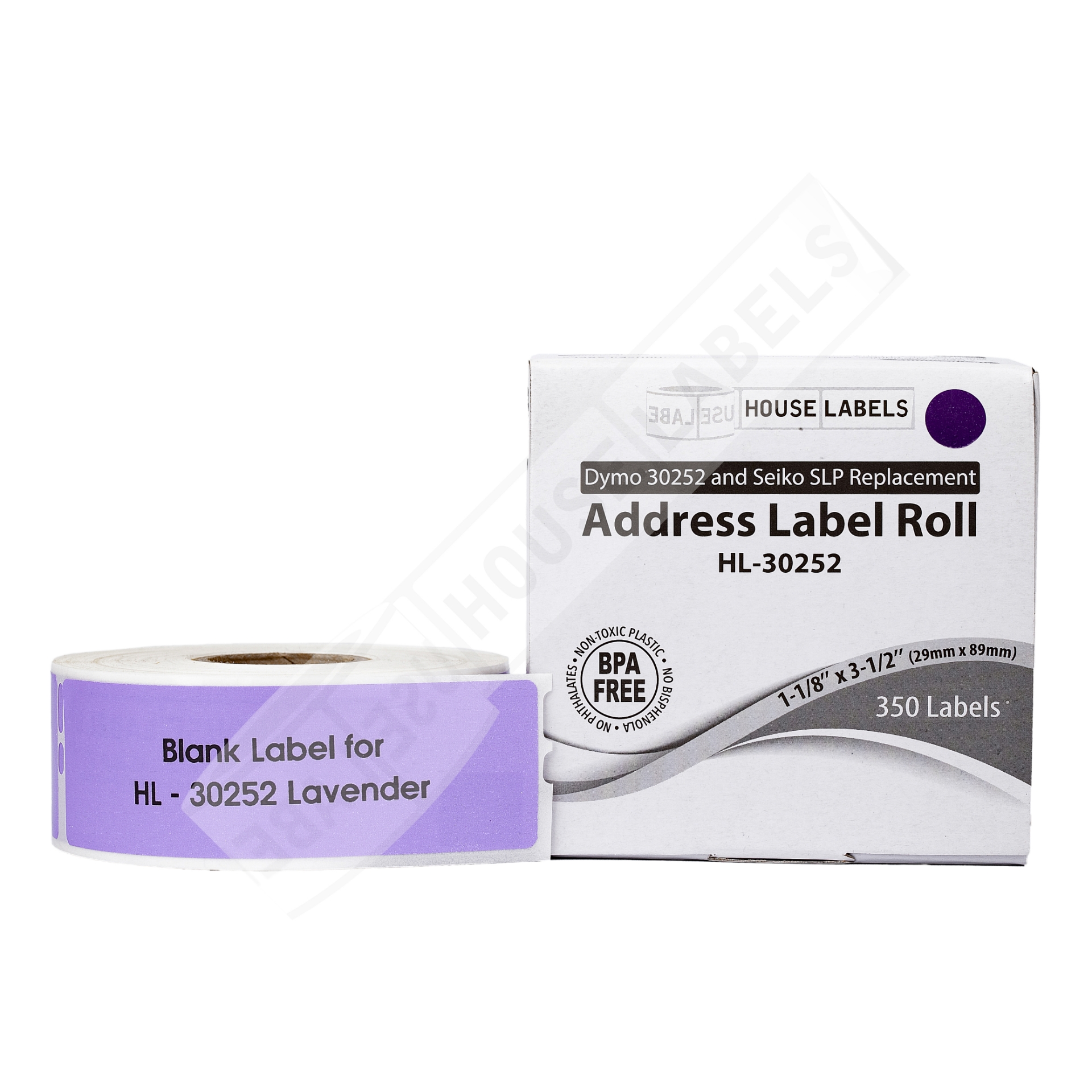DYMO 30252 | 6 Lavender Rolls | HouseLabels.com