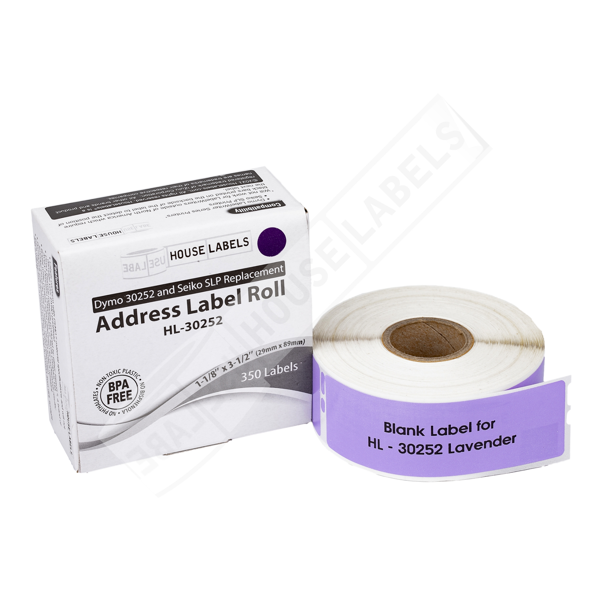 DYMO 30252 | 6 Lavender Rolls | HouseLabels.com