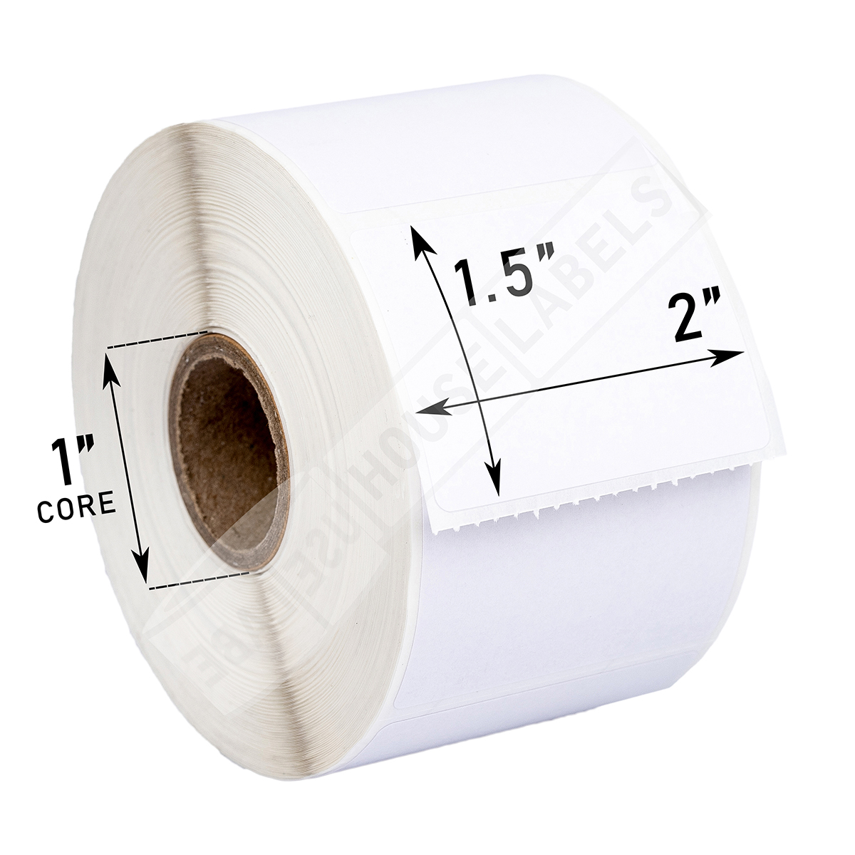 Zebra 2x1.5 | 10 Rolls | HouseLabels.com