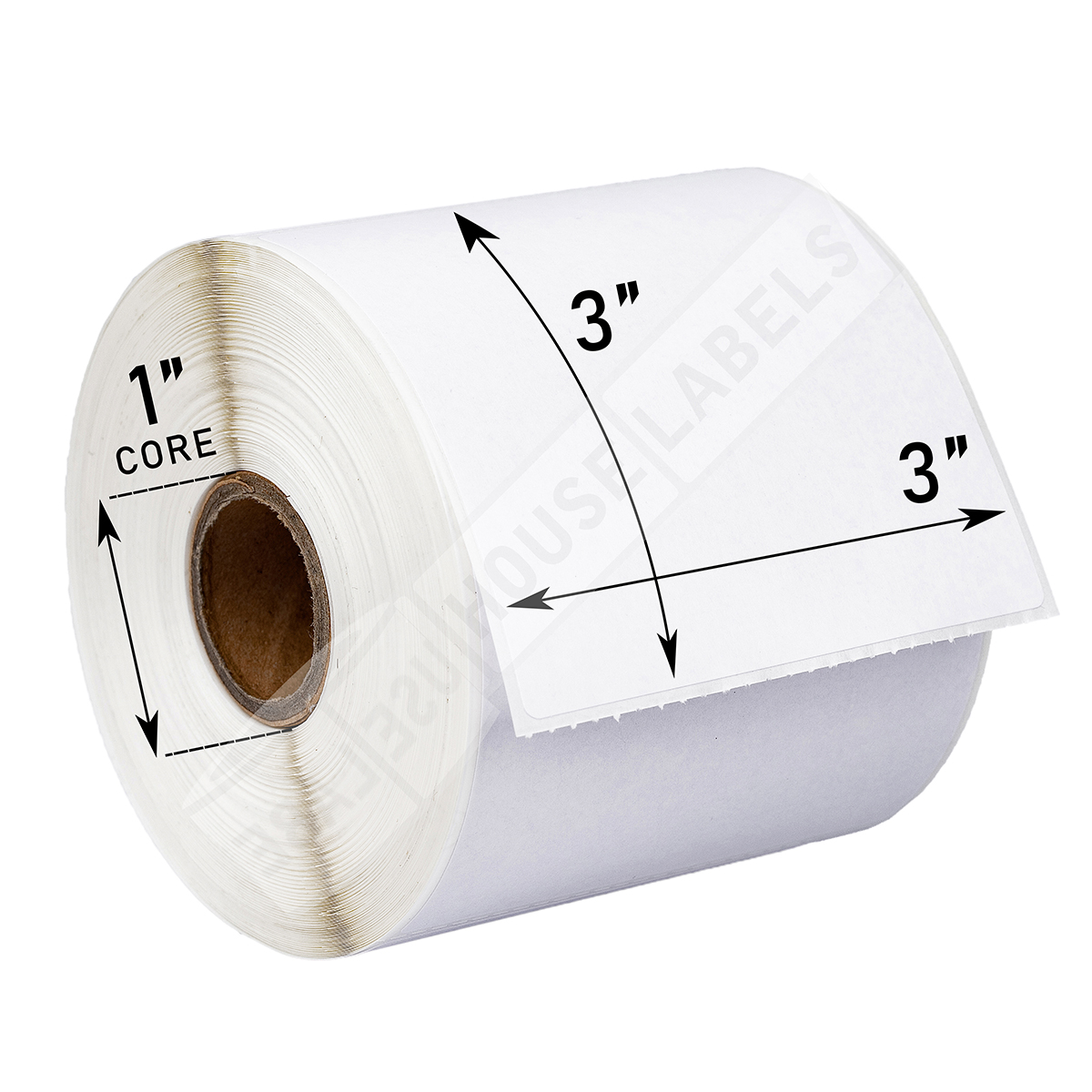 Zebra 3x3 | 16 Rolls | HouseLabels.com