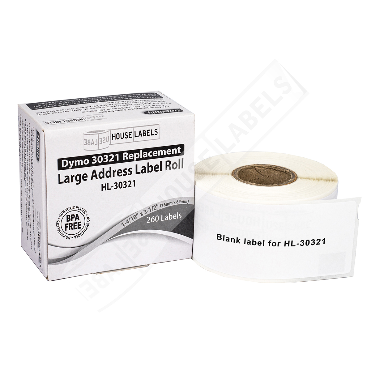 DYMO 30321 Large Address Labels | White | HouseLabels.com