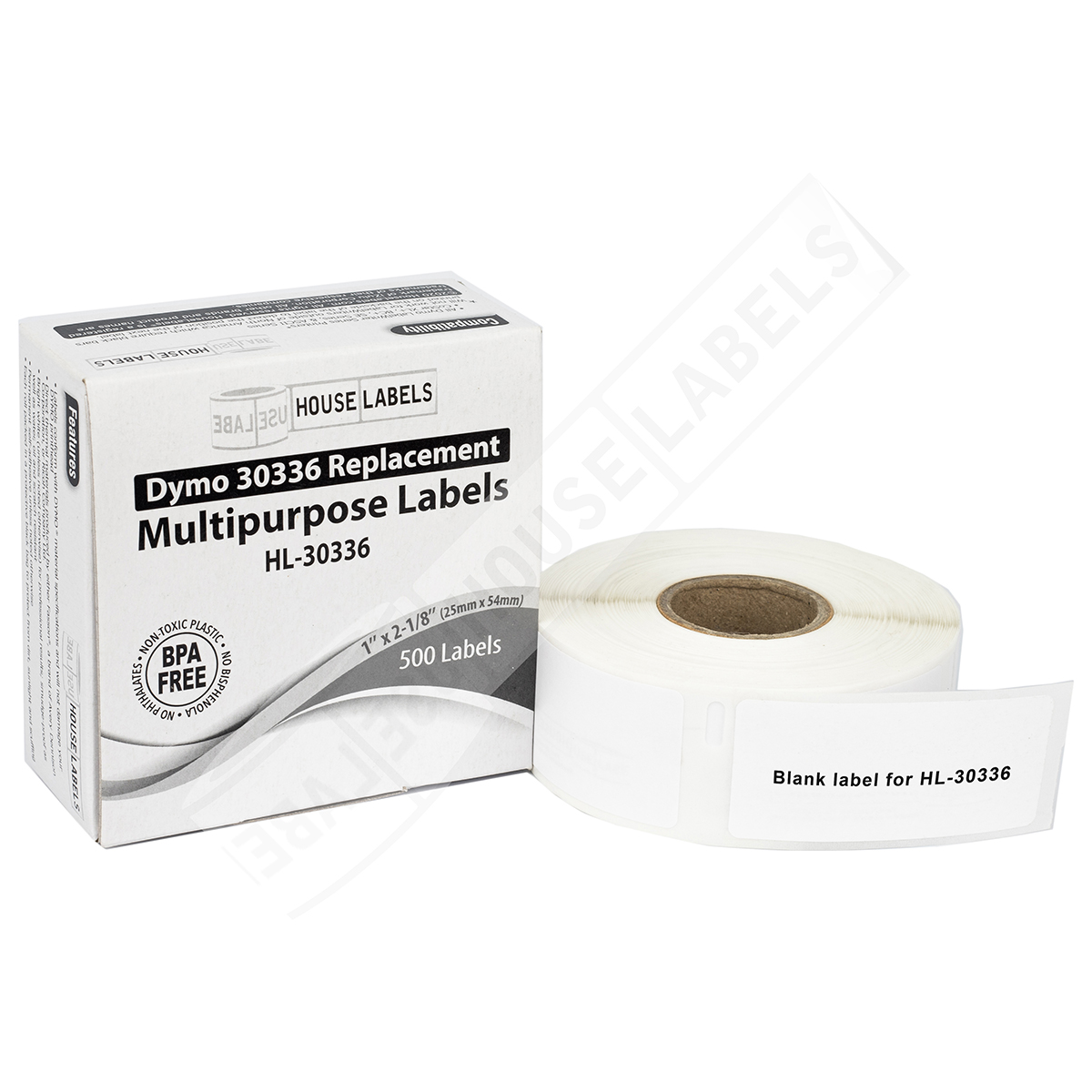 Dymo 30336 Multipurpose Labels | 1"Core | Houselabels.com