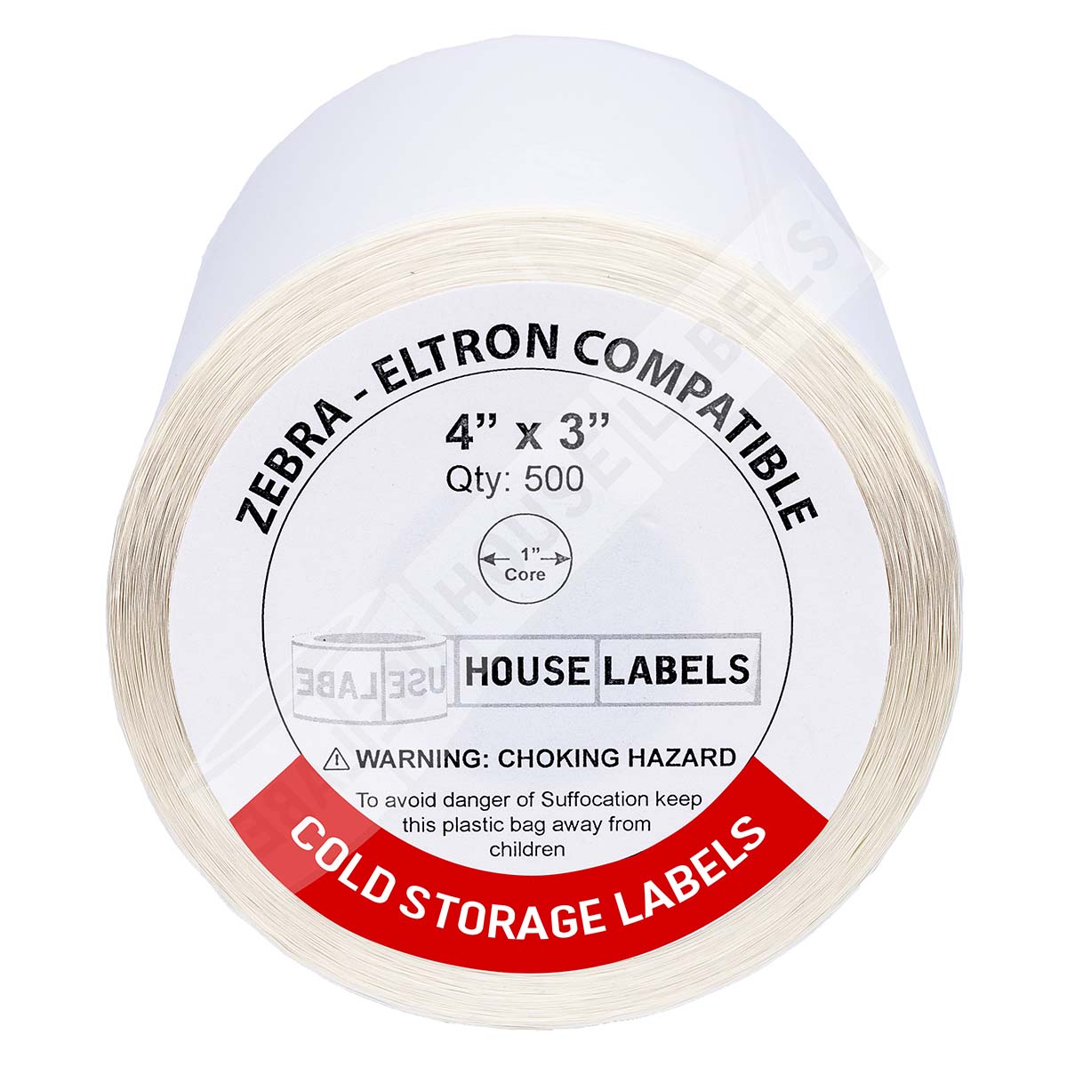 Zebra 4x3 | 11 Rolls | HouseLabels.com