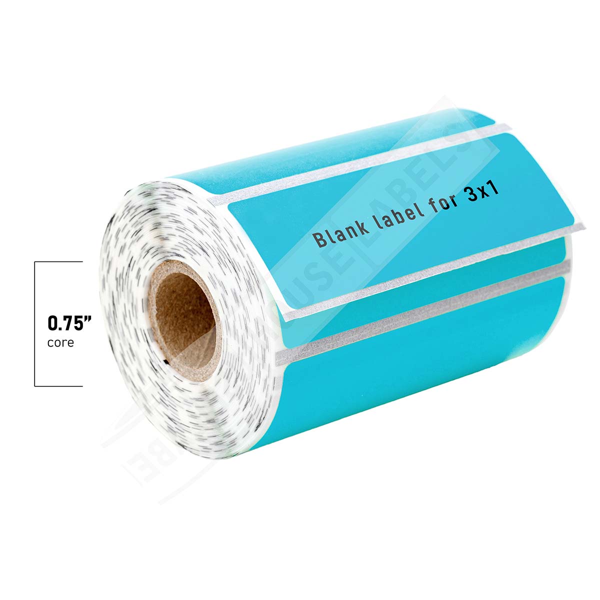 Buy Zebra Direct Thermal Labels 3x1core in Blue Color