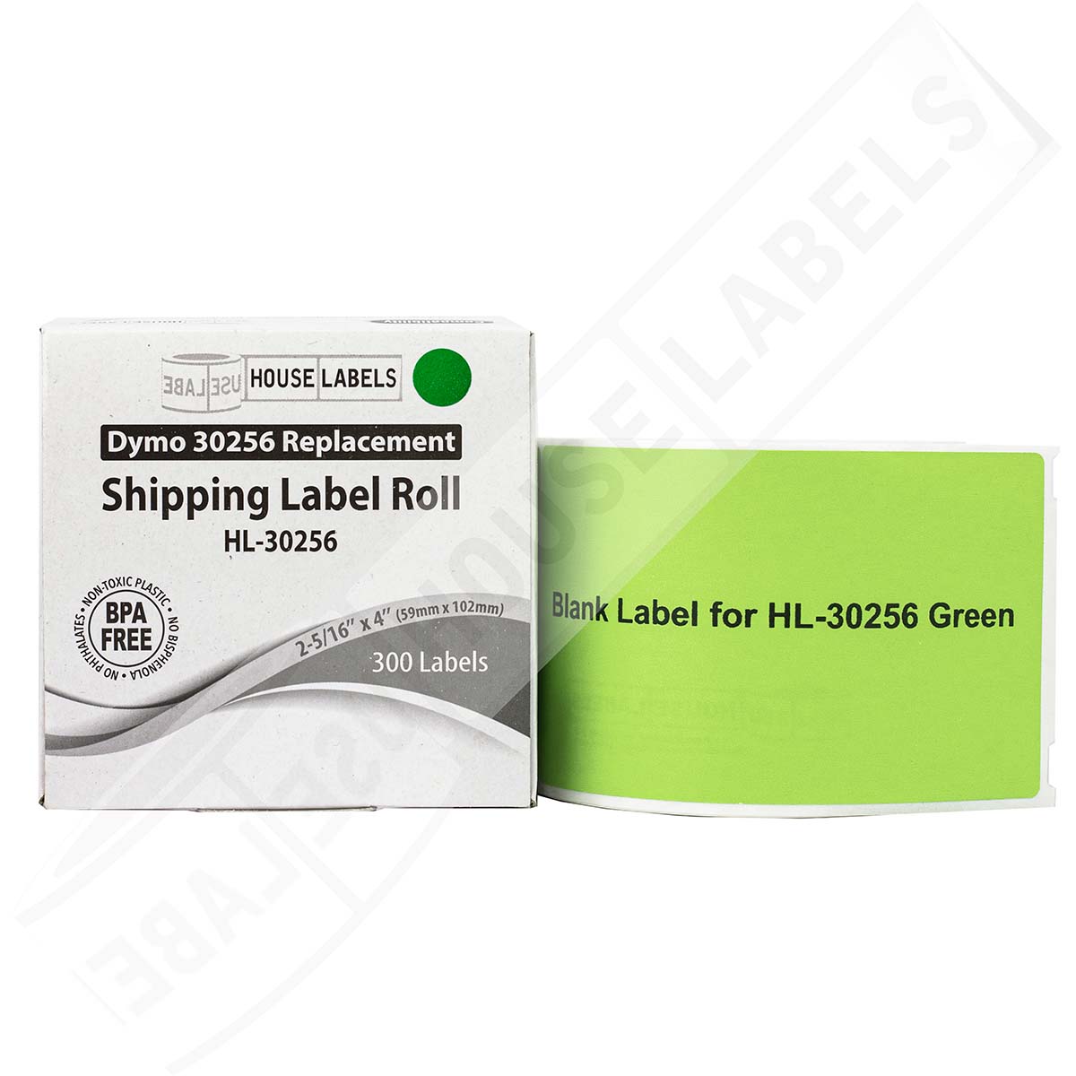 DYMO 30256 | Green | HouseLabels.com