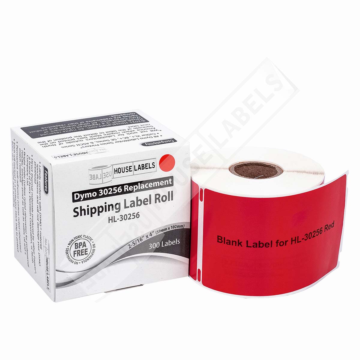 DYMO 30256 | Red | HouseLabels.com