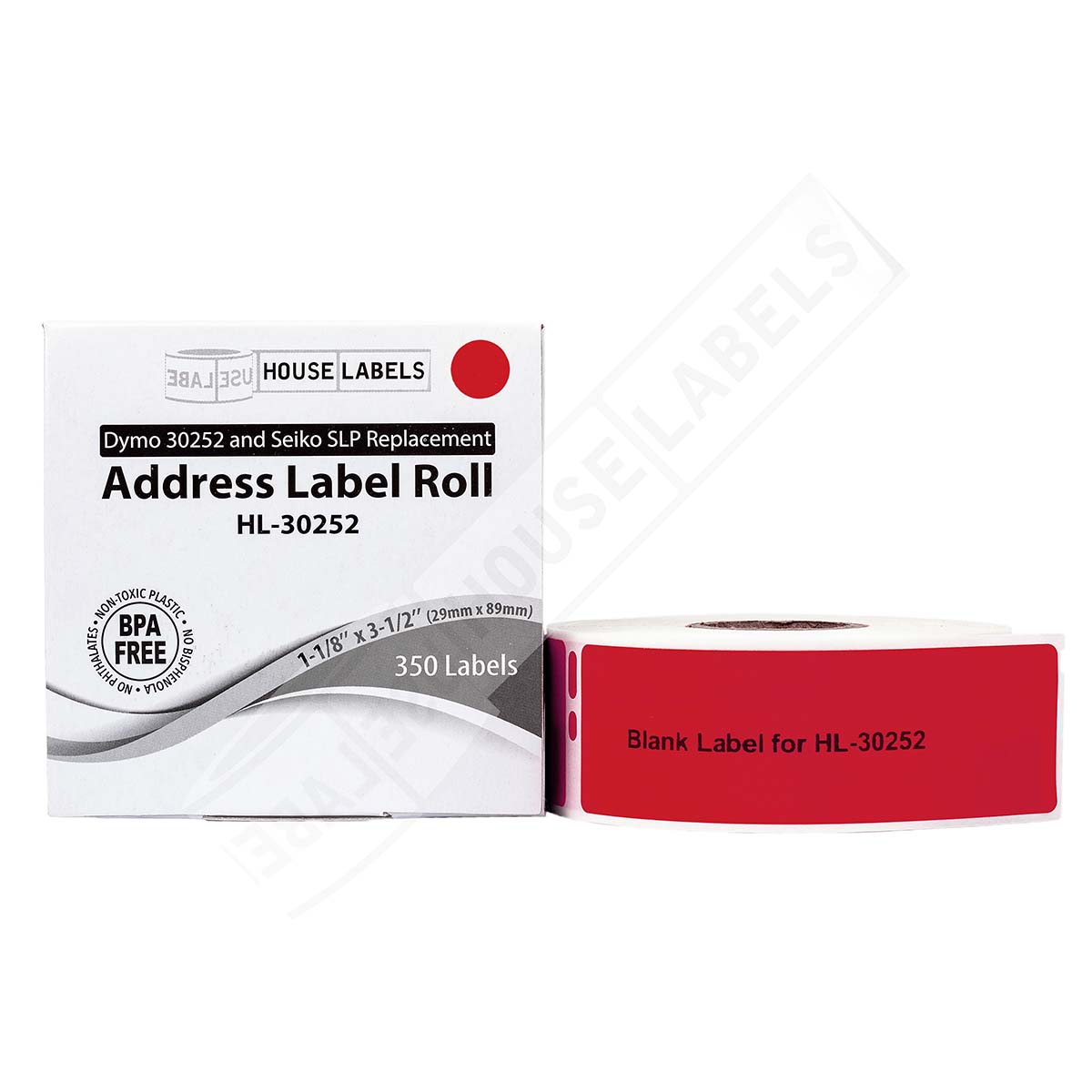 DYMO 30252 | Red | HouseLabels.com