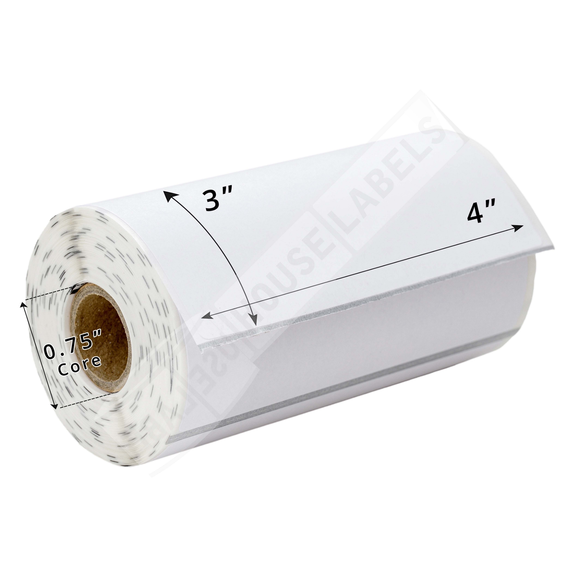 Buy Zebra Direct Thermal Labels White 4x3Core | Houselabels
