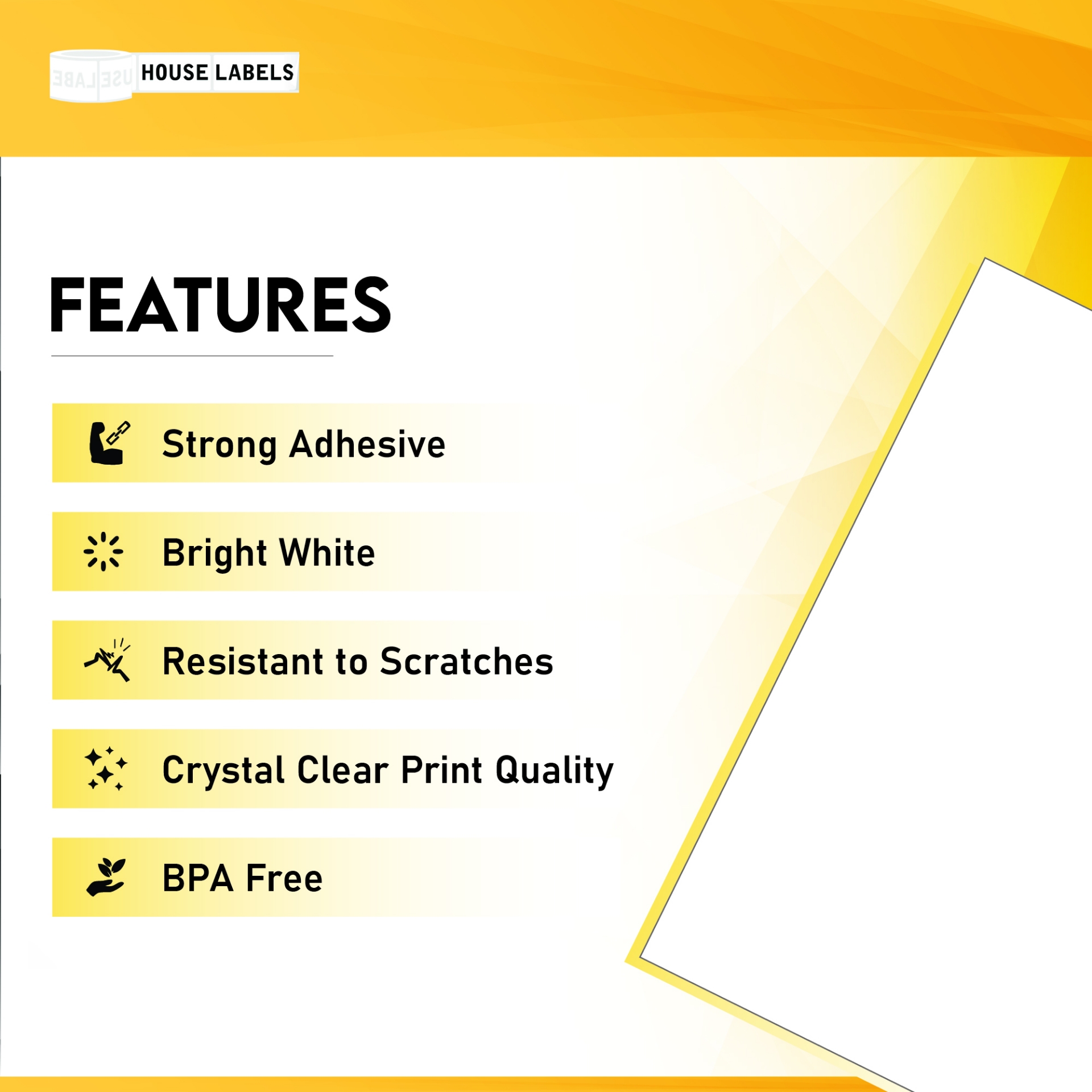 Avery 6871 | 18-Up per Page | HouseLabels.com